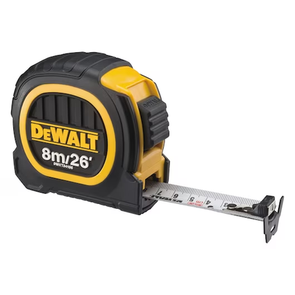 Trena de Bolso 8 Metros Trava Duo Dewalt DWHT34196L | COREBRAL